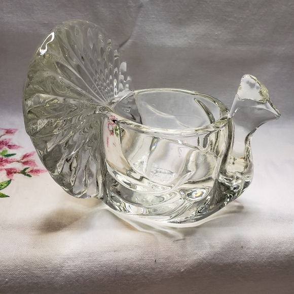 Avon | Holiday | Vintage Avon Clear Glass Turkey Votive Holder | Poshmark